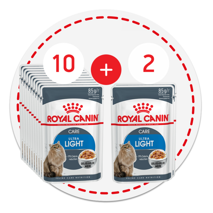 Ultra Light (в желе) (Роял Канин для кошек, склонных к полноте) (37877)