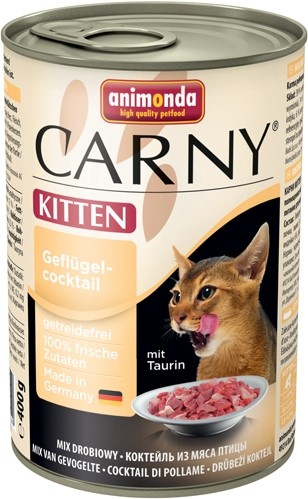 Carny Kitten консервы для котят коктейль из мяса домашней птицы ...