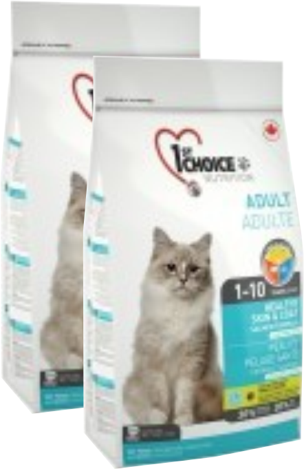 Акция! 1st Choice HEALTHY SKIN & COAT. Фест чойс сухой корм для кошек ...