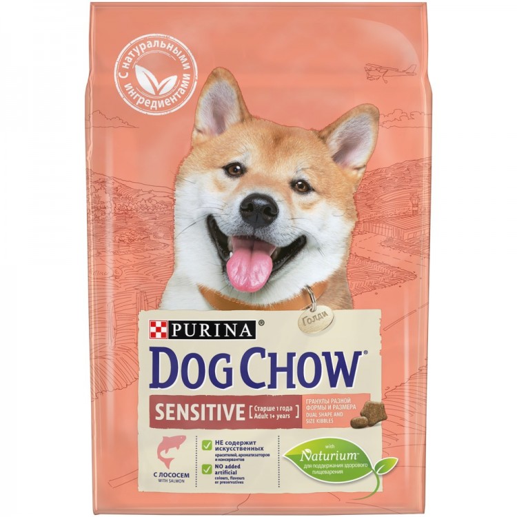 Dog Chow Adult Sensitive Salmon (Дог Чау корм для взрослых собак с ...