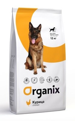 Корм Organix Adult Dog Large Breed Chicken (Органикс для собак крупных ...